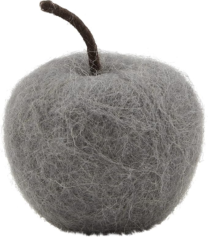 Gray Felt Wool Apple Filler – The View Cafe & Gifts