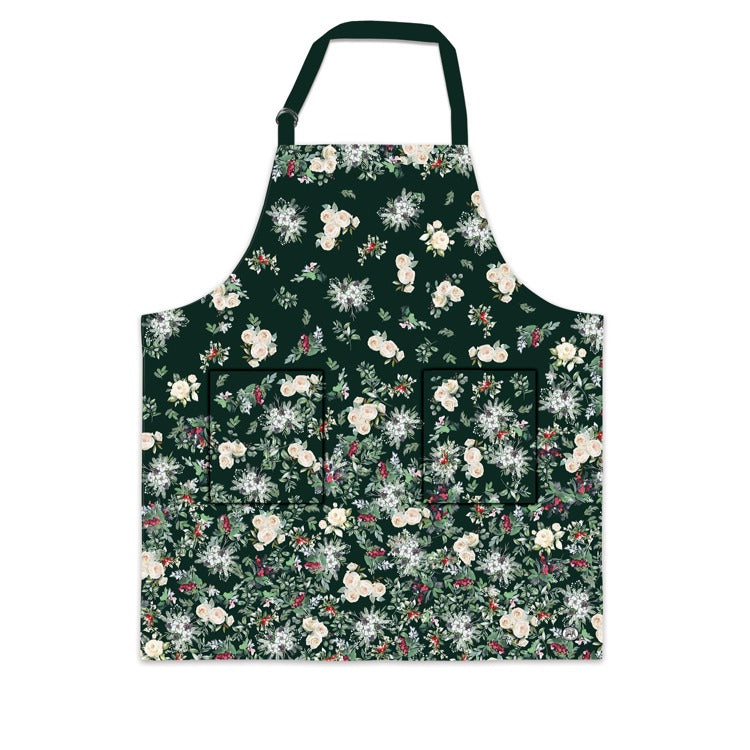 Winter Garden Apron with Pockets – The View Cafe & Gifts